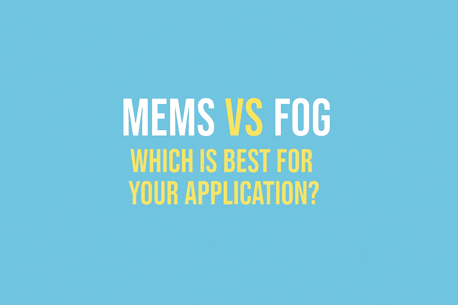 MEMS vs FOG: How to Choose the Right IMU for Your Application